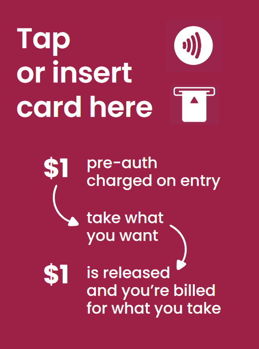 Pre-Authorization Signage – Zippin